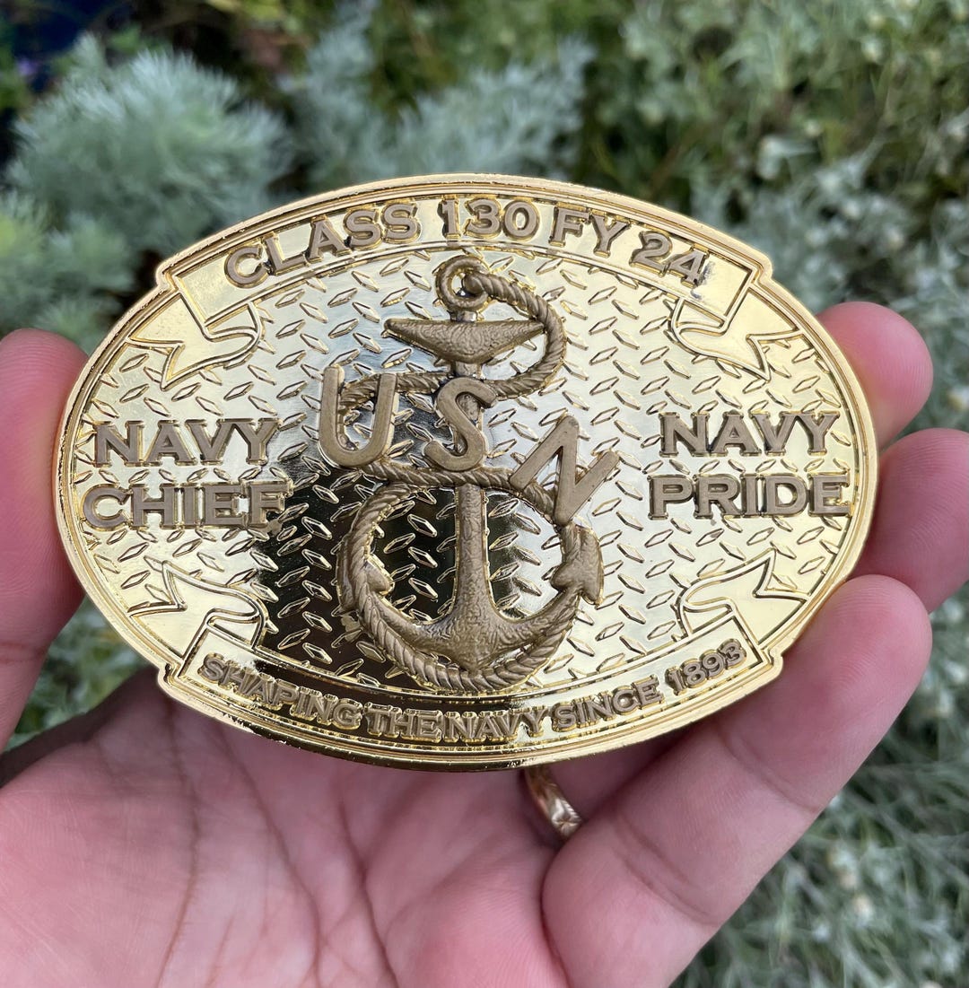 USN Class 130 FY-24 Belt Buckle - Etsy