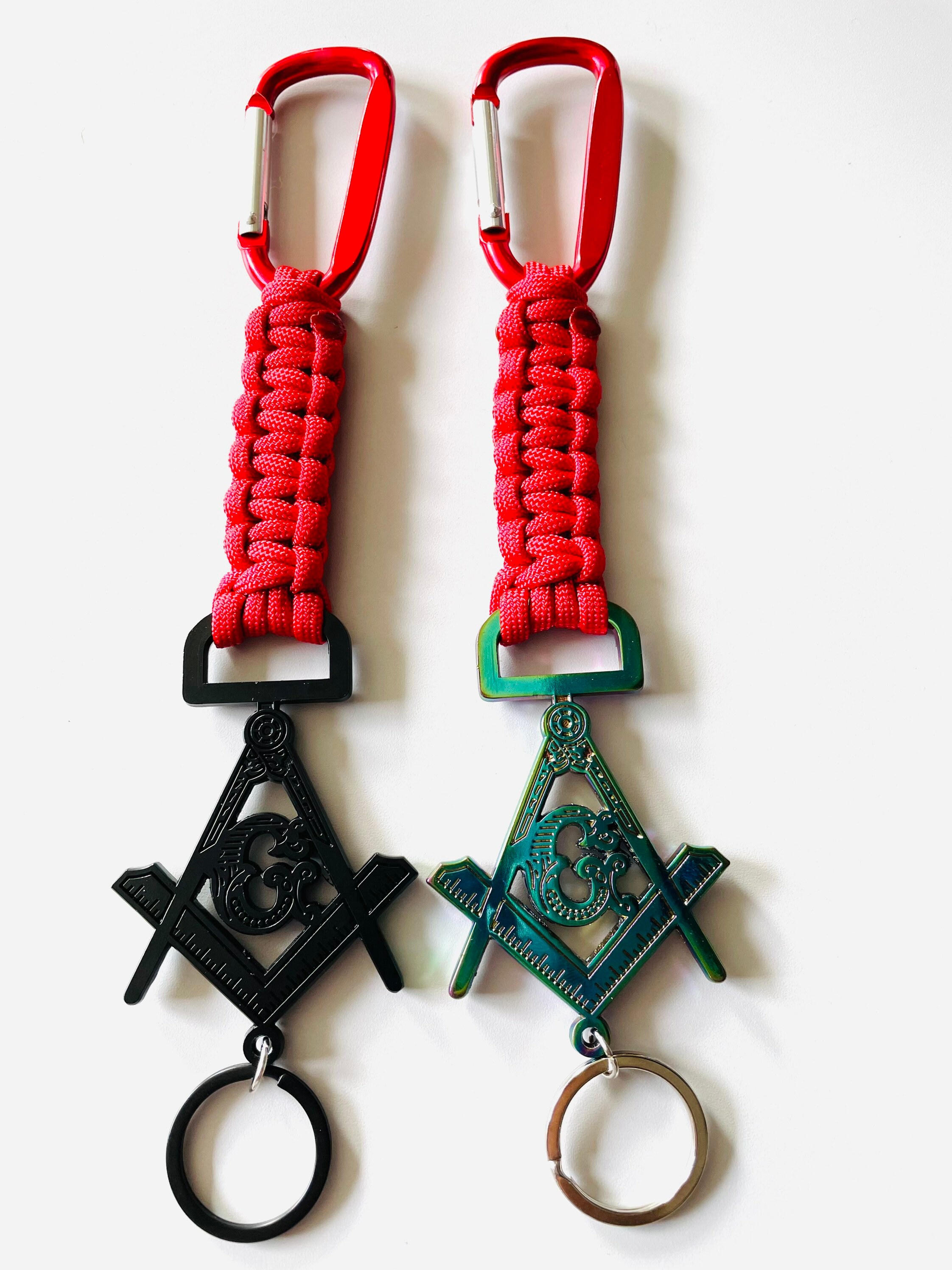Masonic Paracord Keychains - Etsy Israel