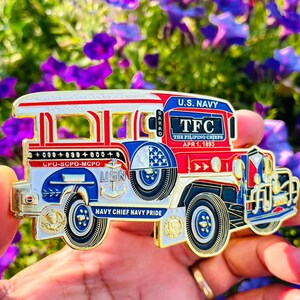 USN Jeepney the Filipino Chief (TFC) CPO Pride Coin - Etsy