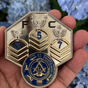 Masonic 357 Challenge Coin - Etsy