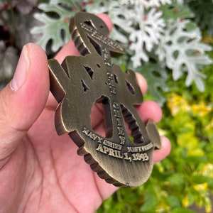 USN Class 130 FY 24 Heritage Anchor Coin - Etsy