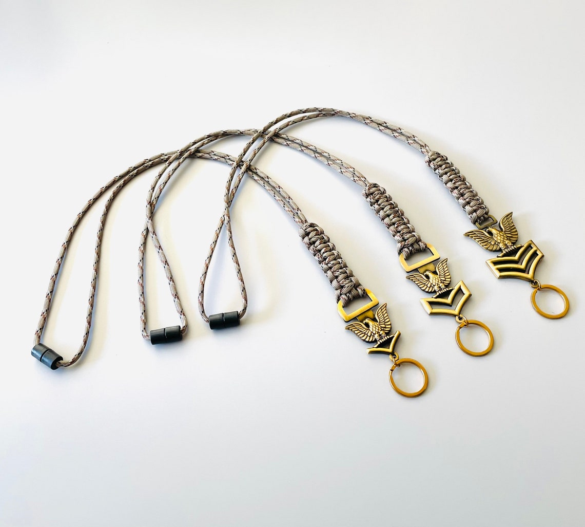 USN E4/E5/E6 Antique Gold Crow With Desert Camo Paracord Neck - Etsy