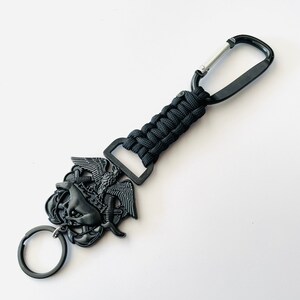US Navy Mustang Paracord Keychain. - Etsy