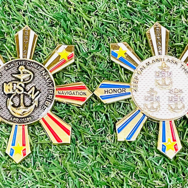 Filipino Challenge Coin - Etsy