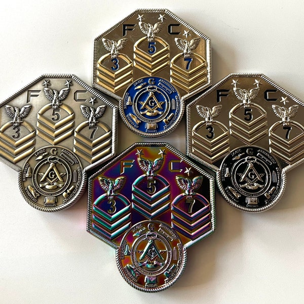 Masonic Coin - Etsy