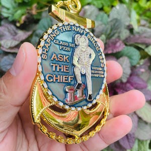 USN CPO Class 131 FY25 4” Anchor Coin - Etsy