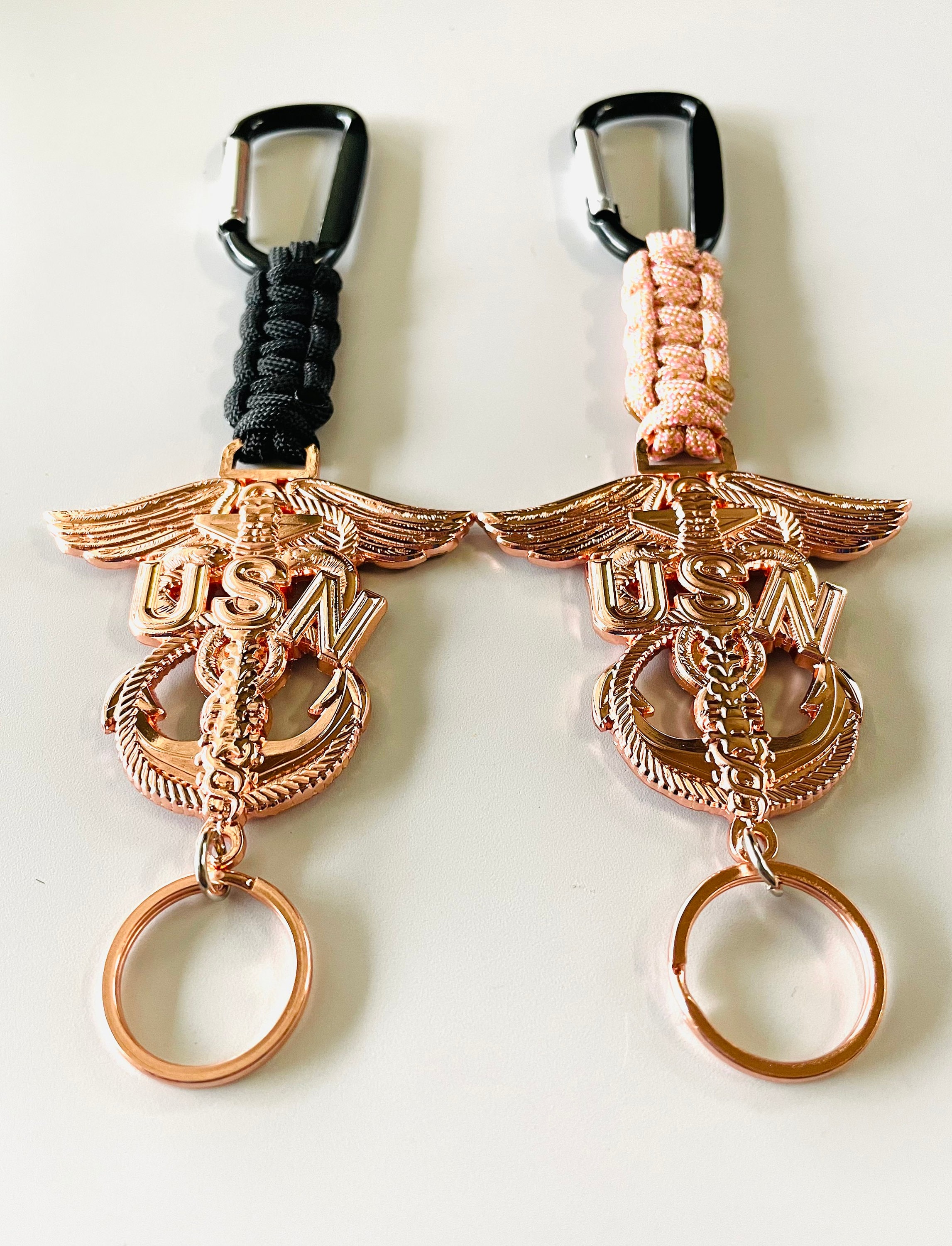 USN Corpsman CPO Paracord Keychain - Etsy