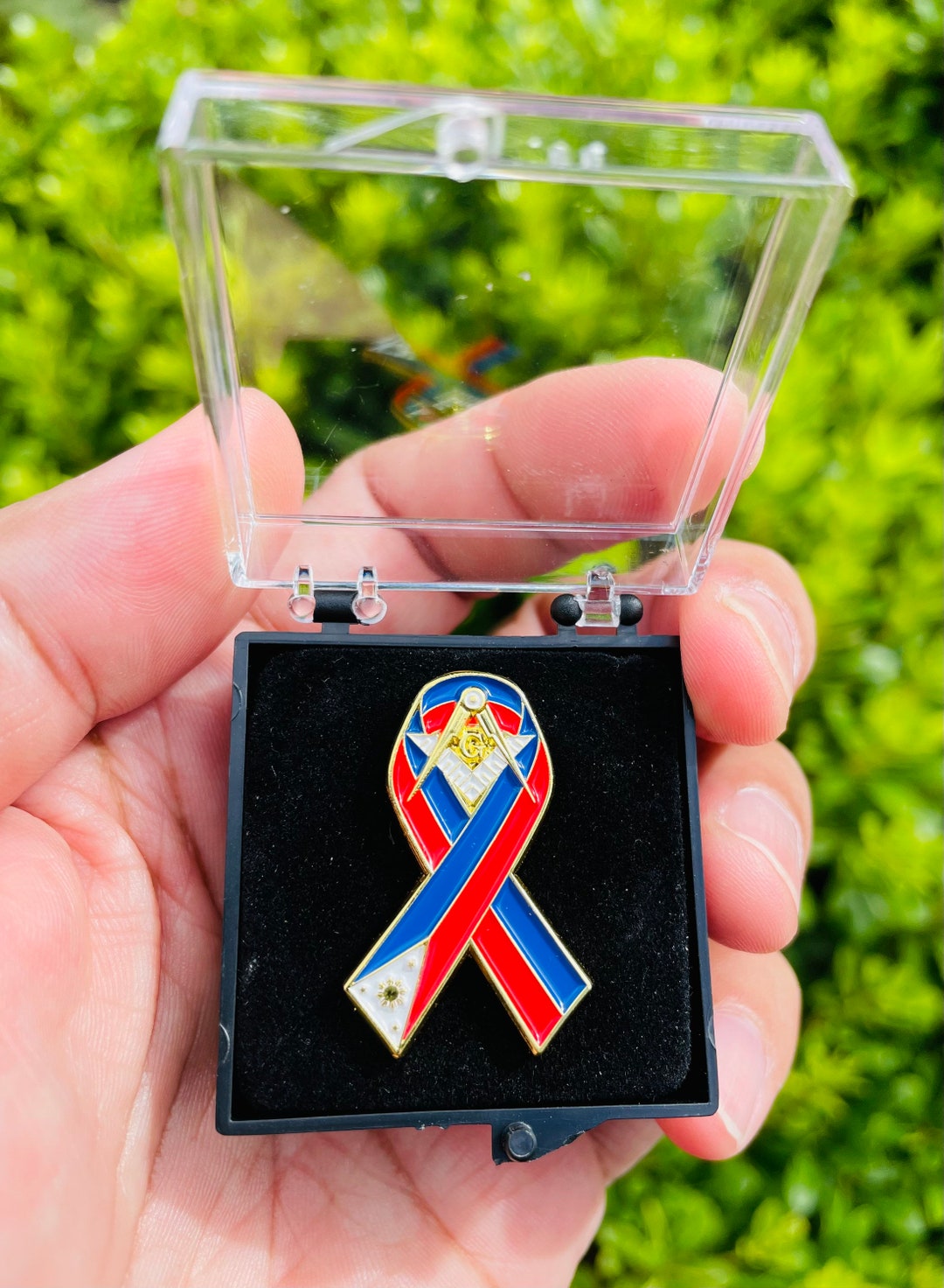 Masonic PI Ribbon Style Lapel Pin - Etsy