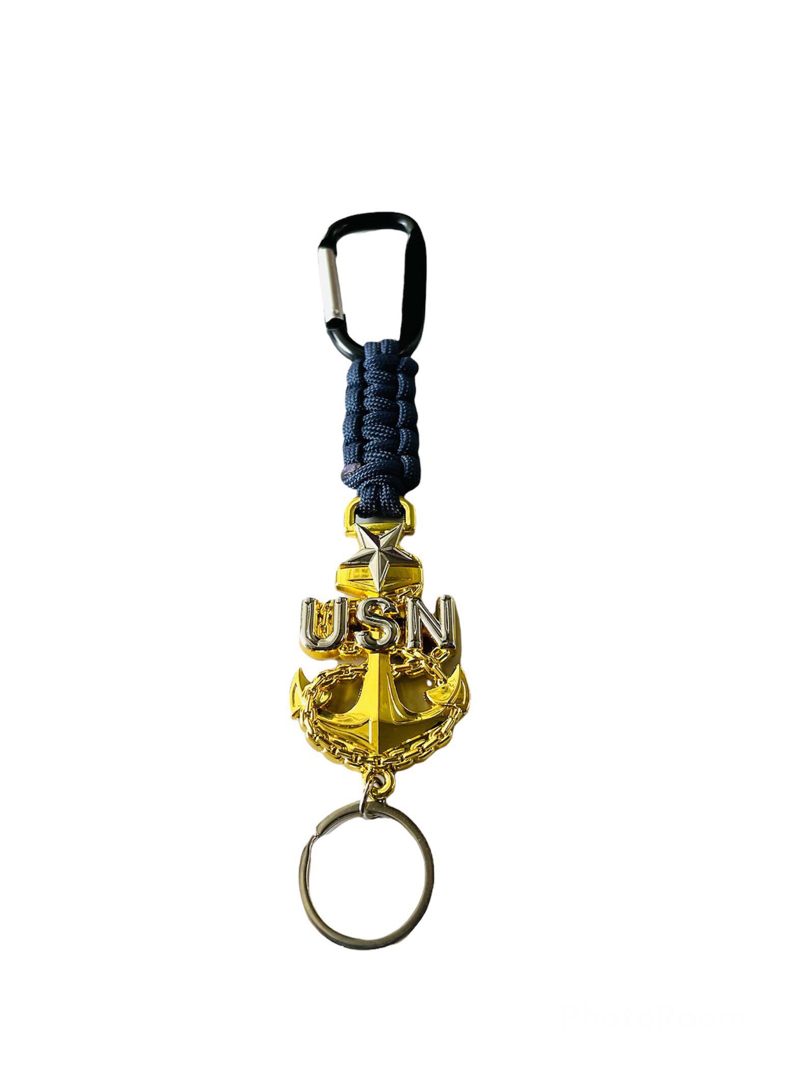 USN E7/E8/E9 Gold Anchors With Navy Blue Paracord Keychains - Etsy