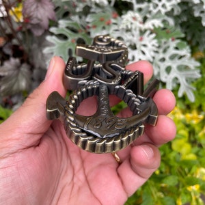 USN Class 130 FY 24 Heritage Anchor Coin - Etsy