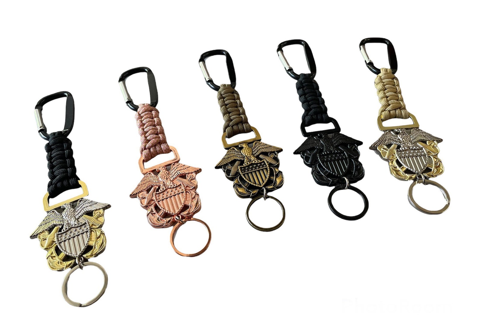 US Navy Officer Paracord Keychain - Etsy