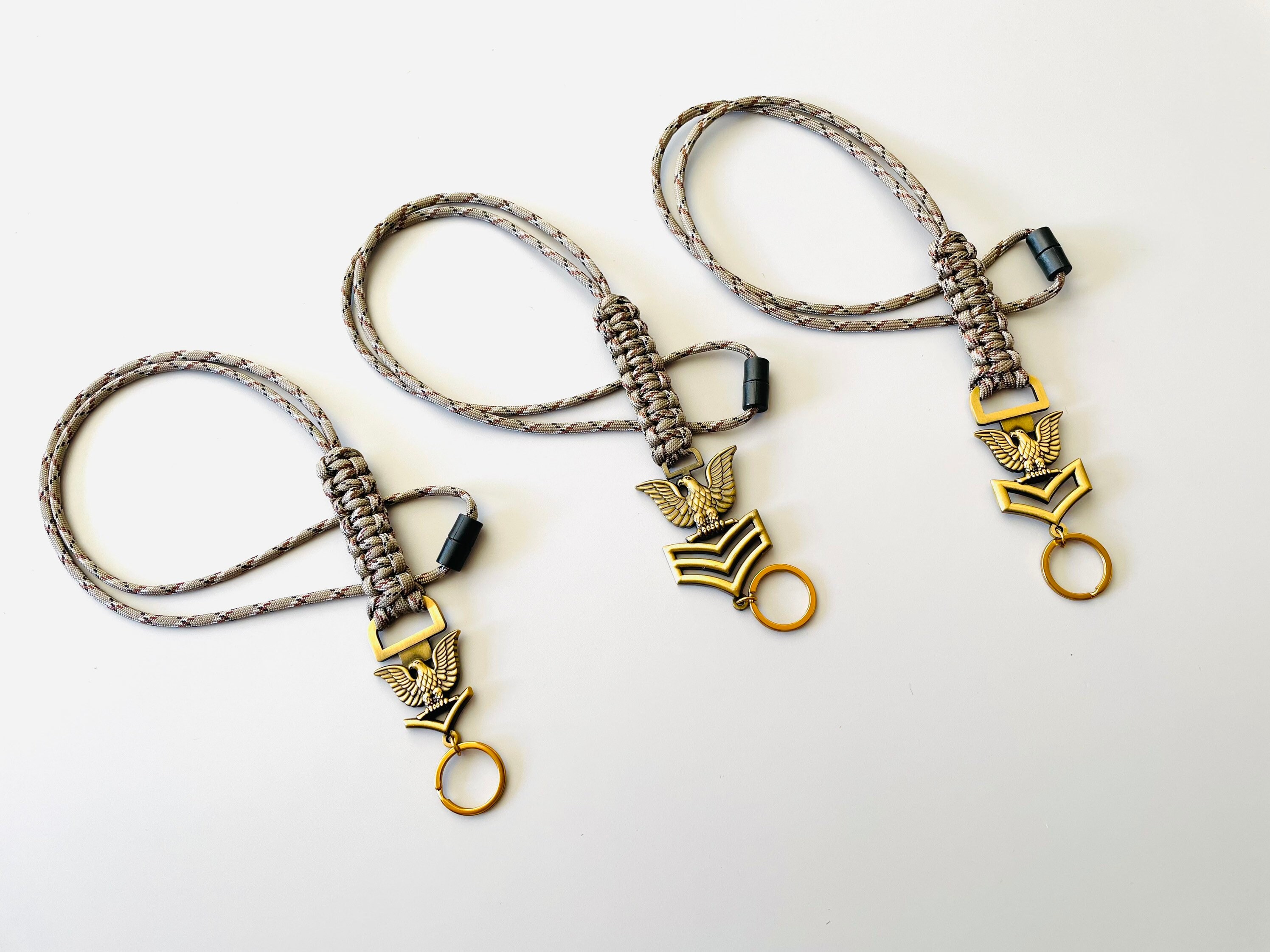 USN E4/E5/E6 Antique Gold Crow With Desert Camo Paracord Neck - Etsy