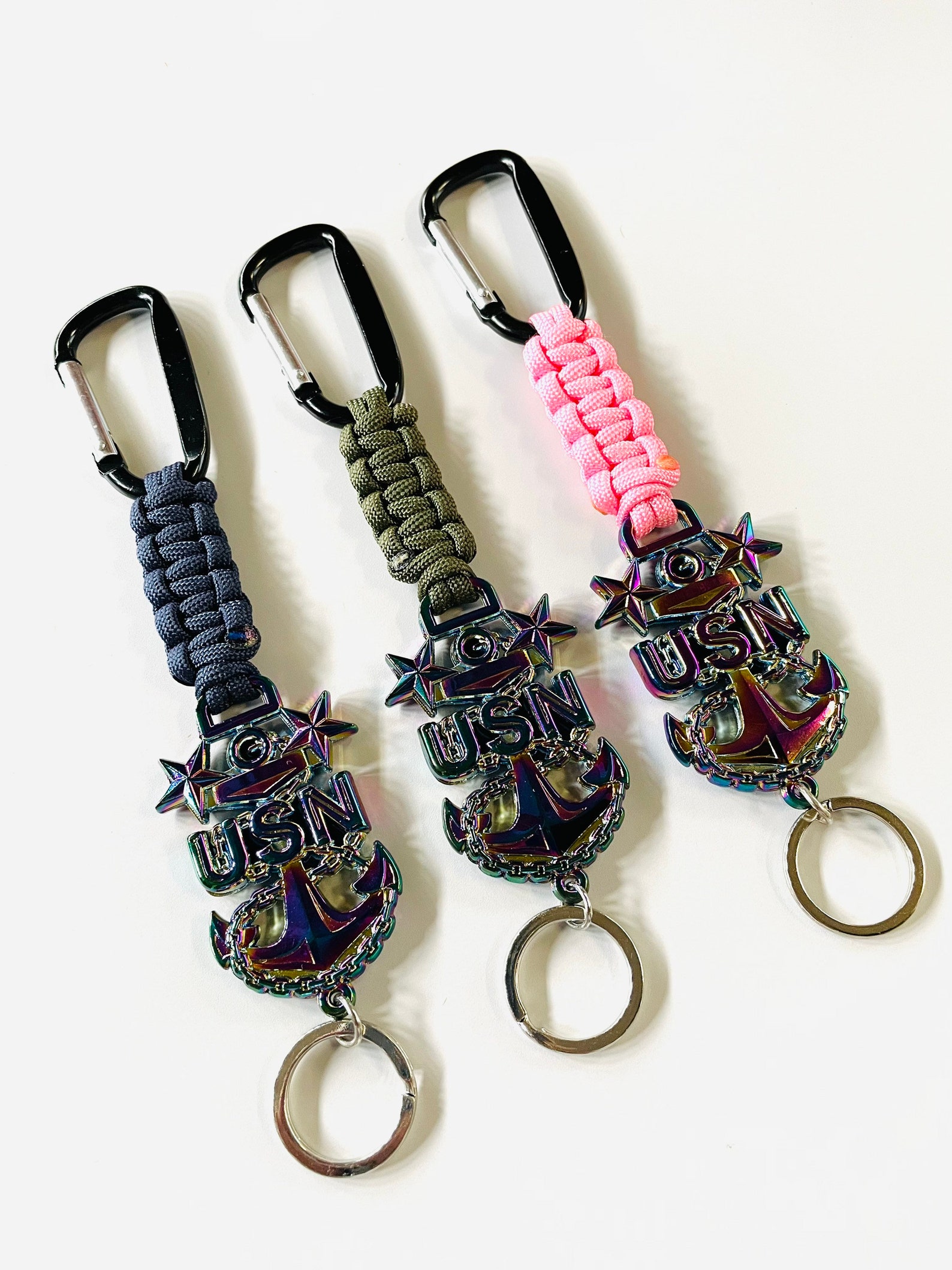 USN E7/E8/E9 Oil Drip Paracord Keychain | Etsy