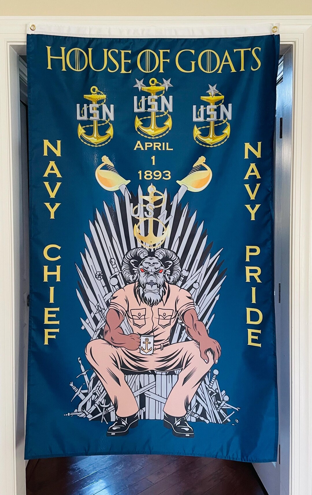 House of Goats CPO 5X3 Vertical Flag - Etsy