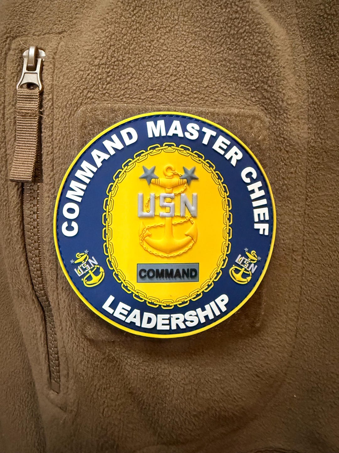 4” US Navy Command Master Chief Glow in the Dark PVC Patch - Etsy