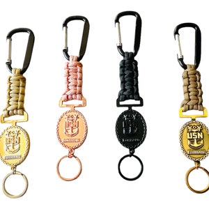 USN Command Master Chief Cookie Paracord Keychain - Etsy