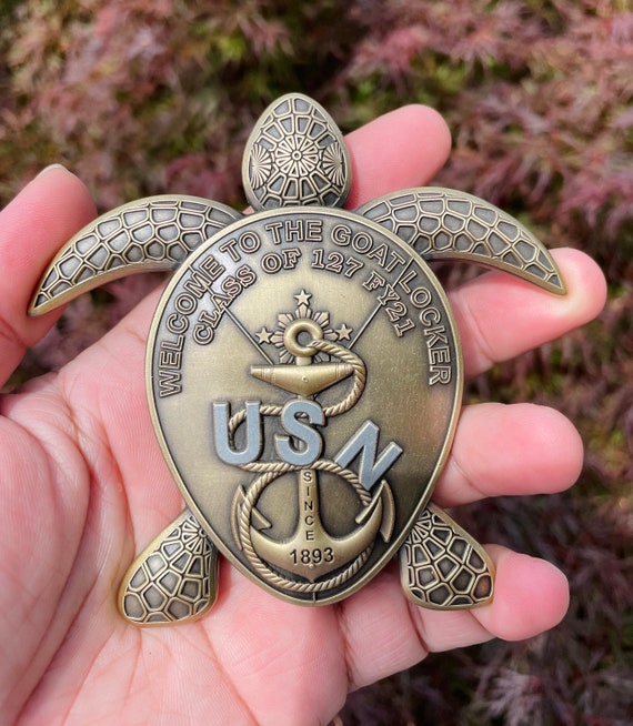 Art & Collectibles Coins & Money USN CPO Class 127 Turtle Coin etna.com.pe