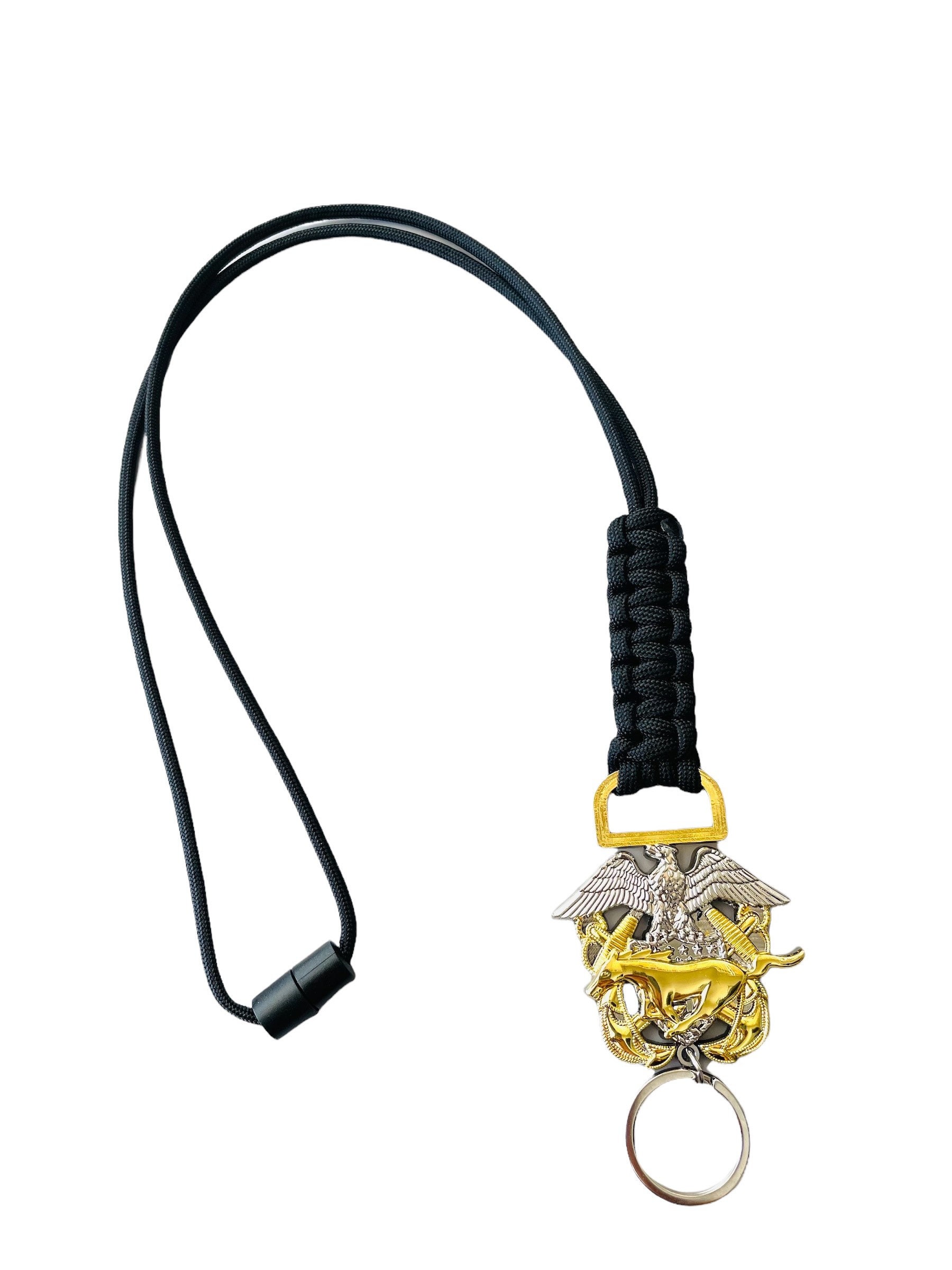 US Navy Mustang Paracord Neck Lanyard. - Etsy