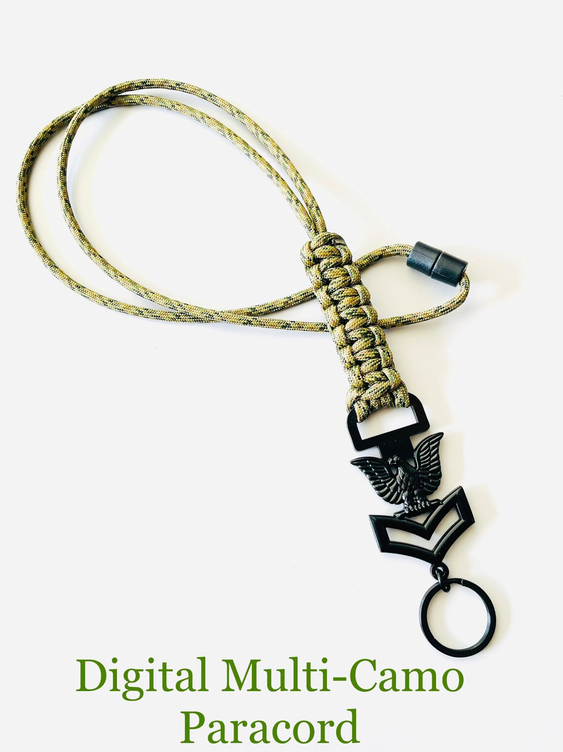 USN E4/E5/E6 Black Crow With Digital Multi Camo Paracord Neck - Etsy
