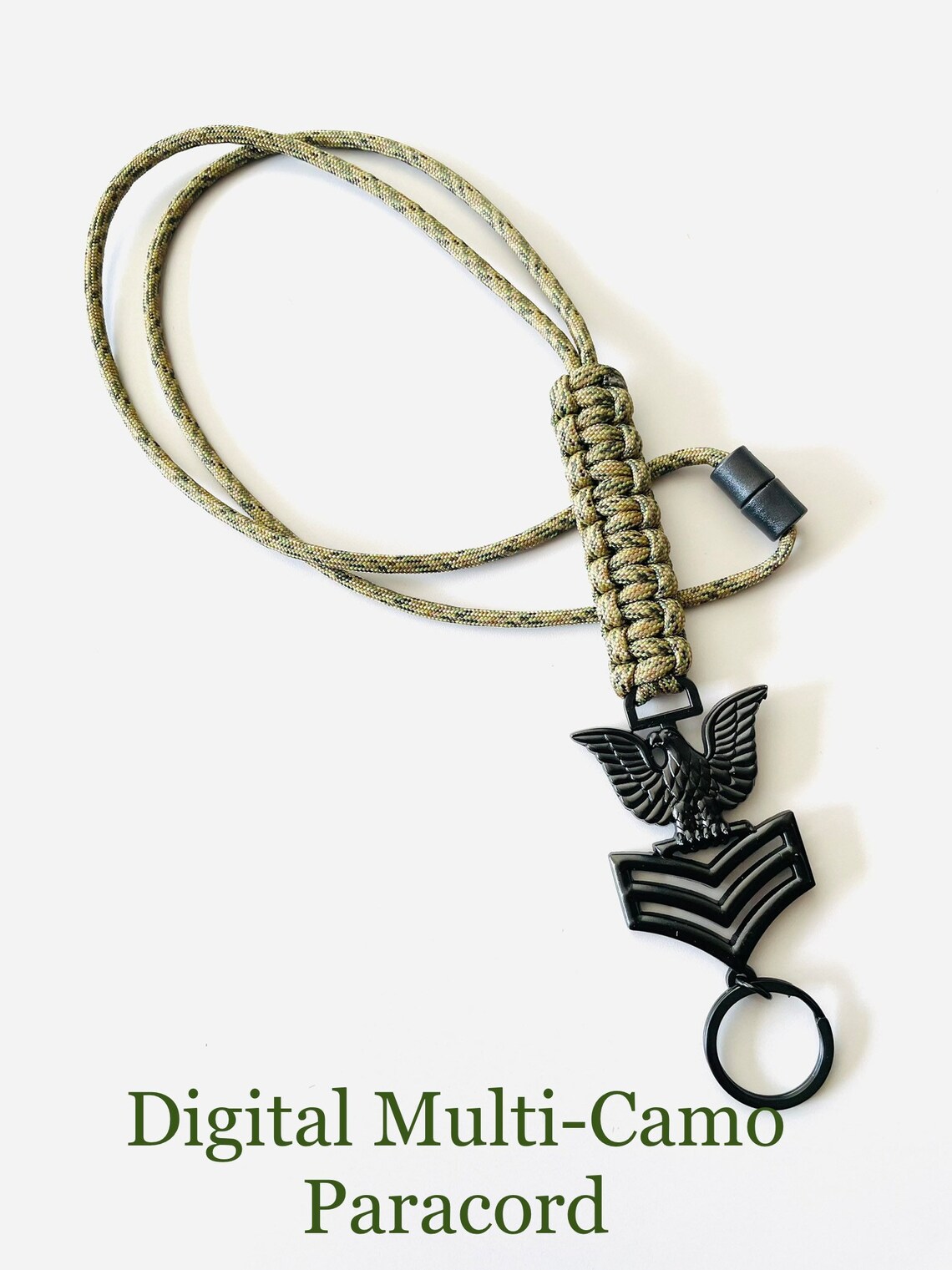 USN E4/E5/E6 Black Crow With Digital Multi Camo Paracord Neck - Etsy