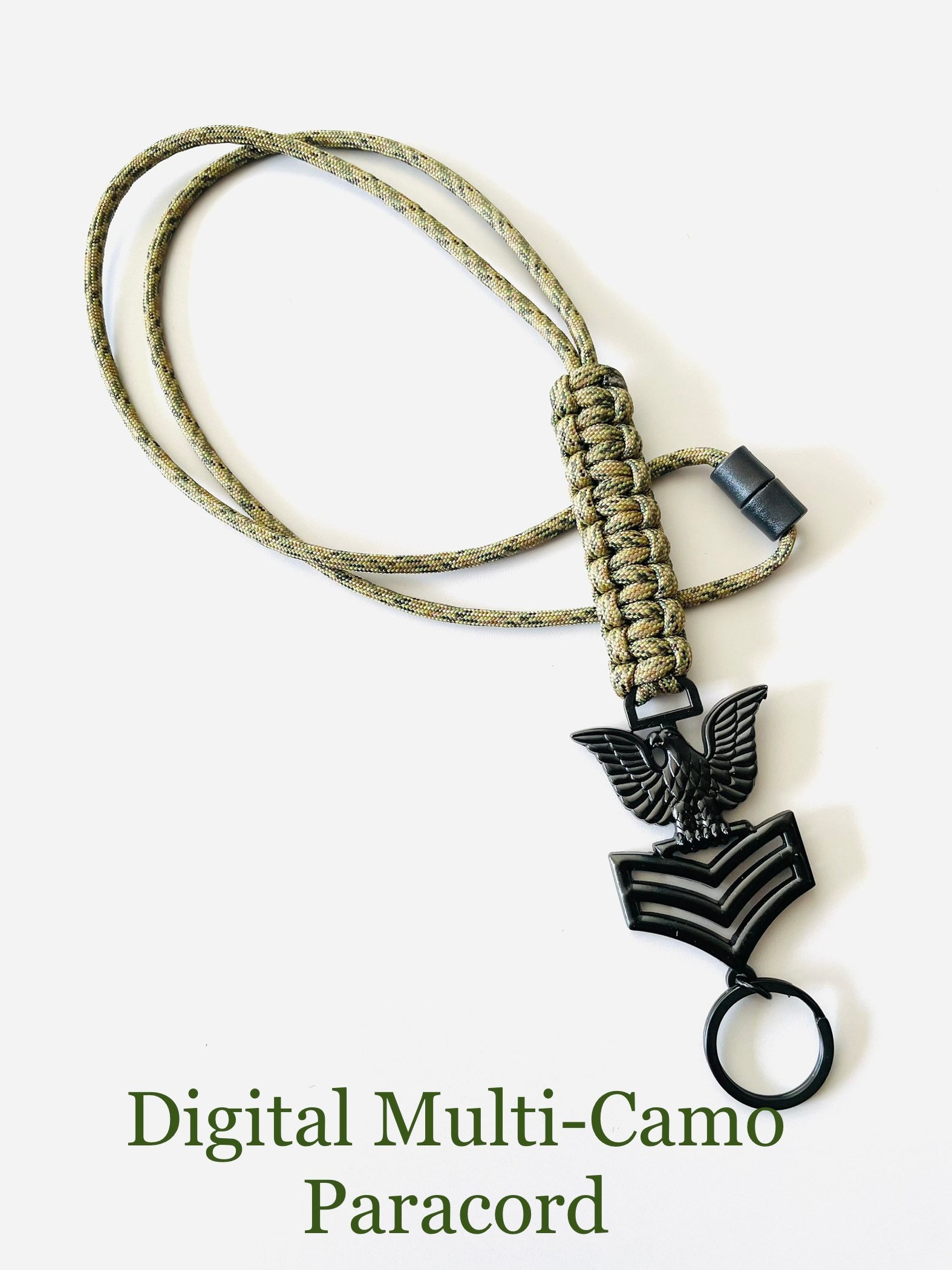 USN E4/E5/E6 Black Crow With Digital Multi Camo Paracord Neck - Etsy