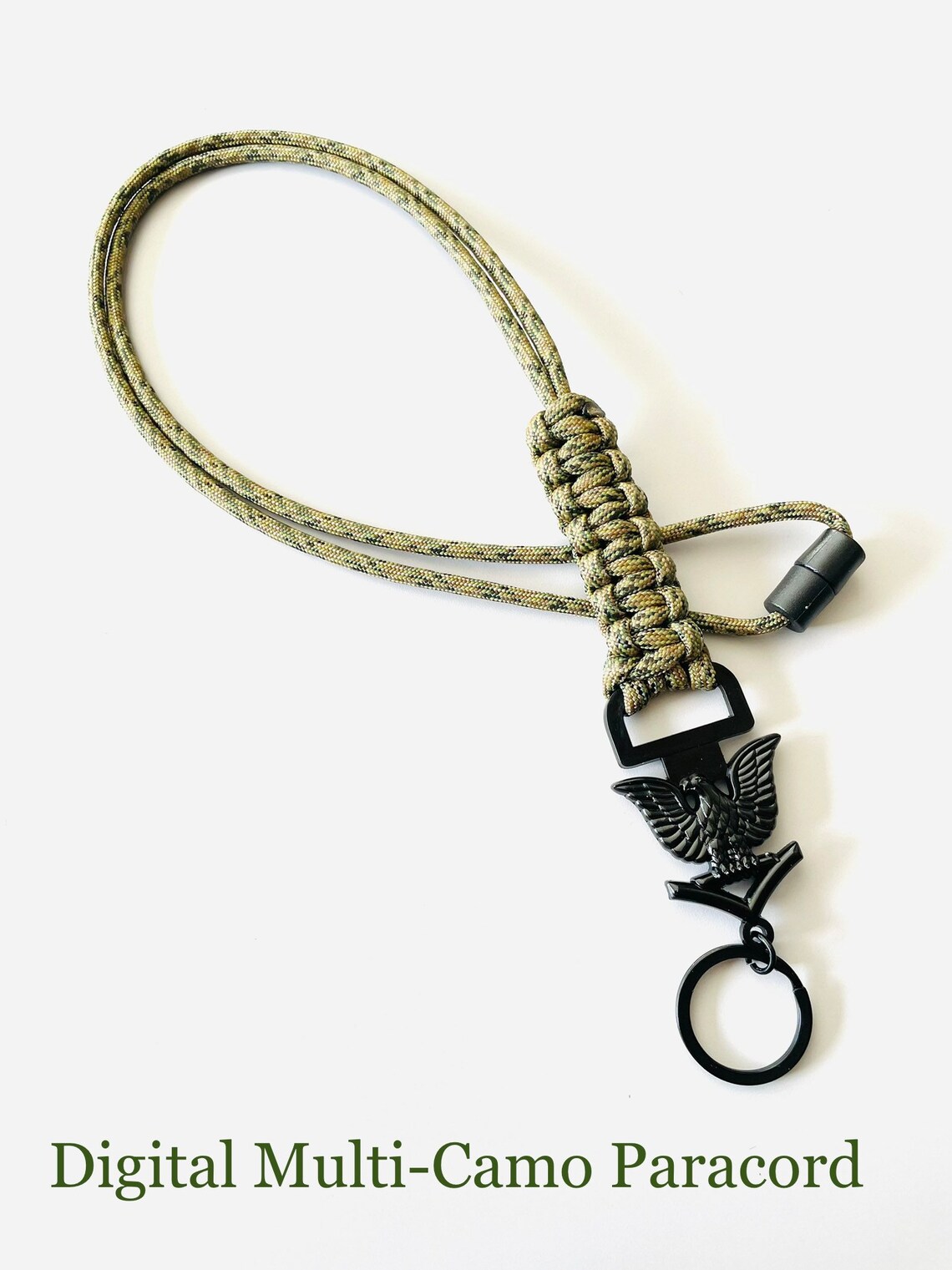 USN E4/E5/E6 Black Crow With Digital Multi Camo Paracord Neck - Etsy
