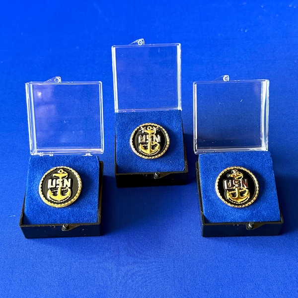 Navy Pin - Etsy
