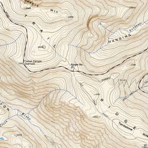 Trail Ridge Colorado National Park Map Location Map Mountain - Etsy