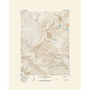 Trail Ridge Colorado National Park Map Location Map Mountain - Etsy