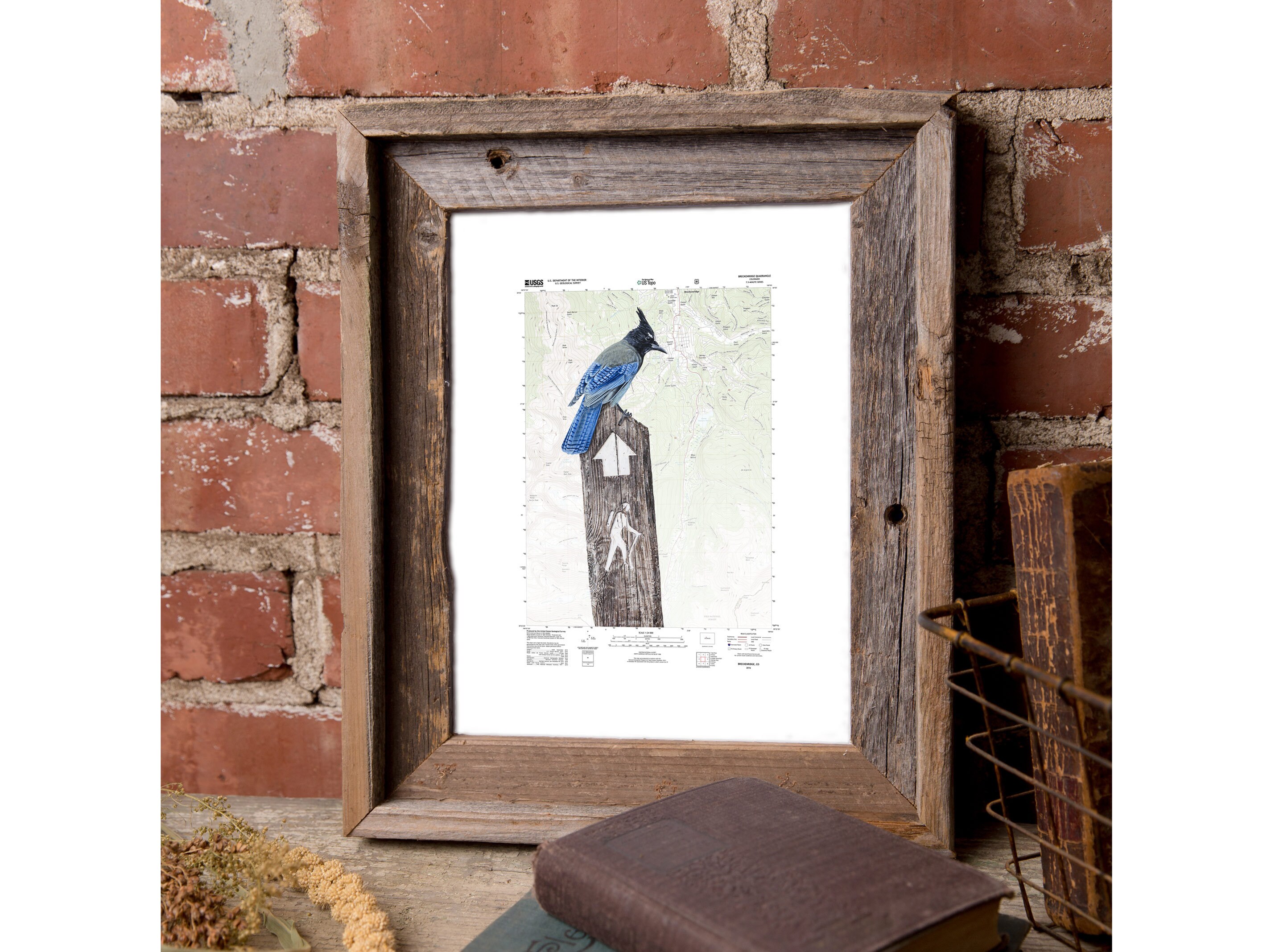 Hiking Post Location Map Custom Map Print Custom Background Topographic ...