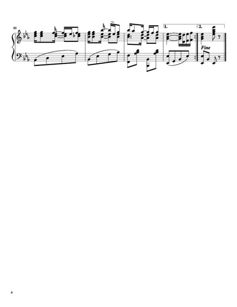 Pineapple Rag Sheet Music Full Piano Arrangement by Scott Joplin PDF ...