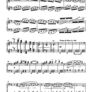 Waltz of the Flowers Sheet Music Complete Piano Arrangement by Pyotr ...