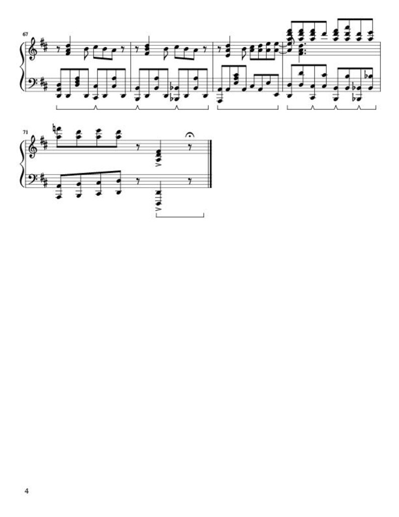 Jingle Bell Rock Piano Sheet Music Full Arrangement Christmas Music ...