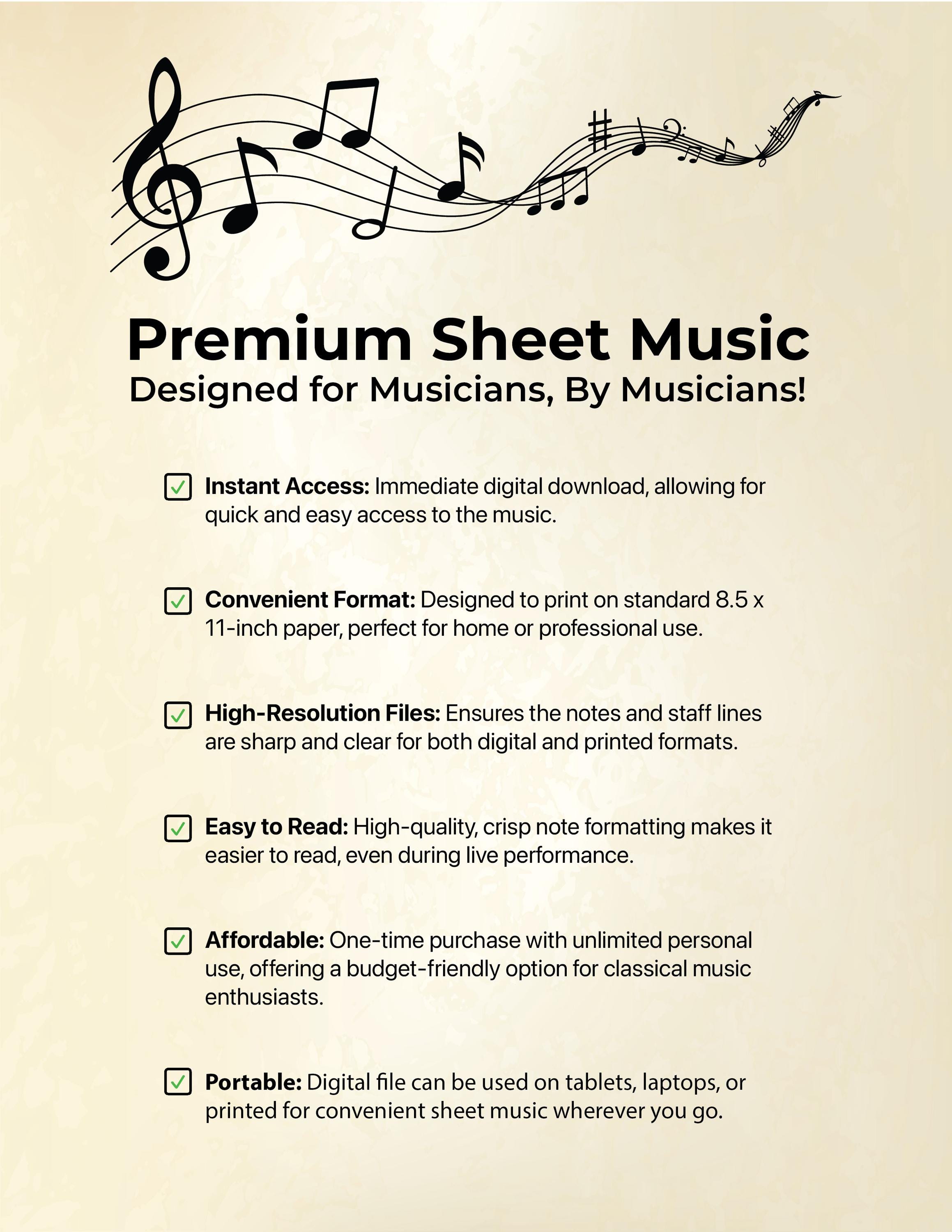 Rudolf the Red Nosed Reindeer Sheet Music for Beginners. Instant High ...