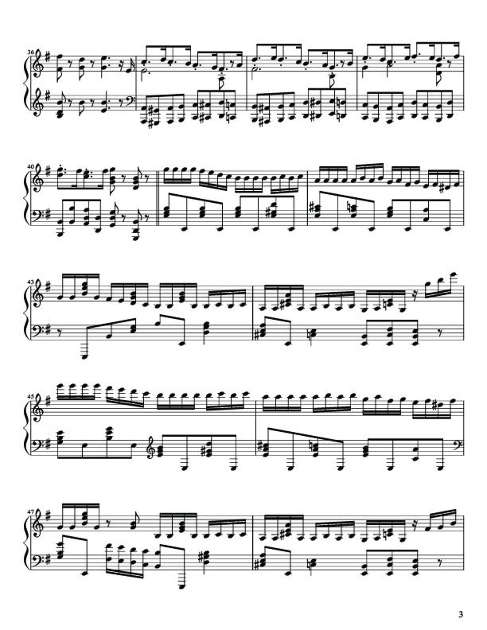 The Nutcracker March Sheet Music Complete Full Piano Arrangement by ...