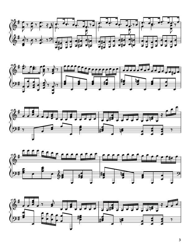 The Nutcracker March Sheet Music Complete Full Piano Arrangement by ...