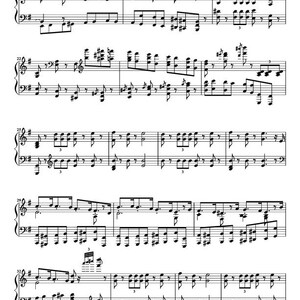 The Nutcracker March Sheet Music Complete Full Piano Arrangement by ...