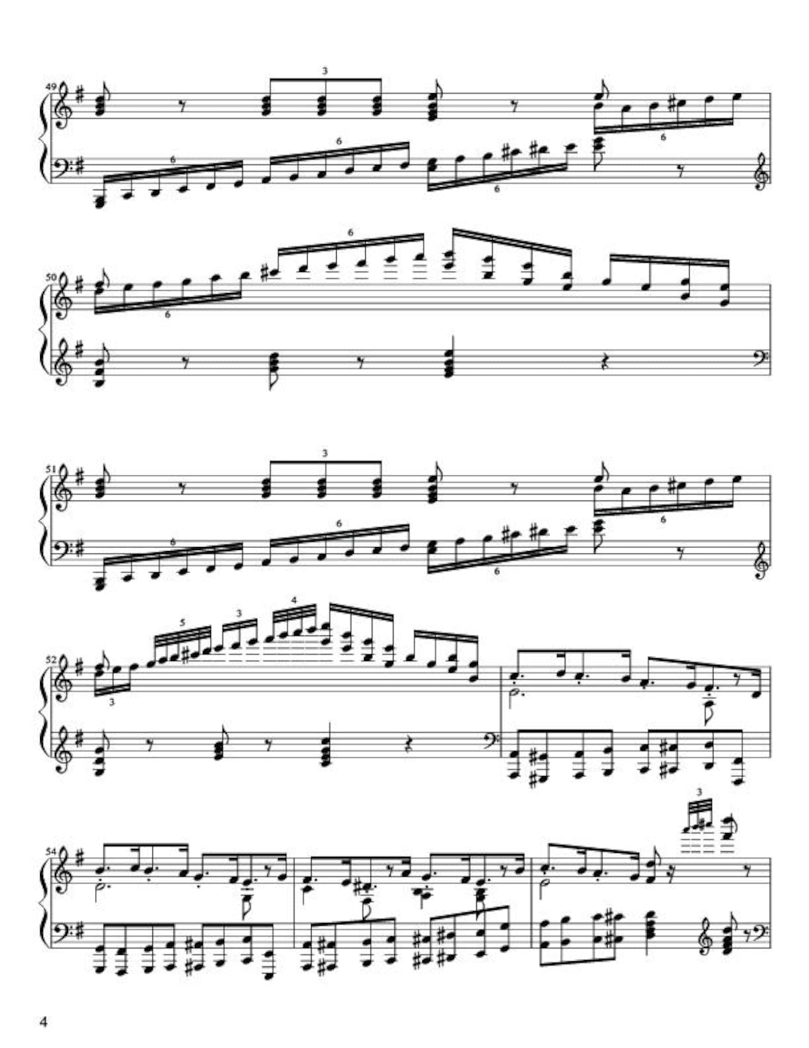 The Nutcracker March Sheet Music Complete Full Piano Arrangement by ...
