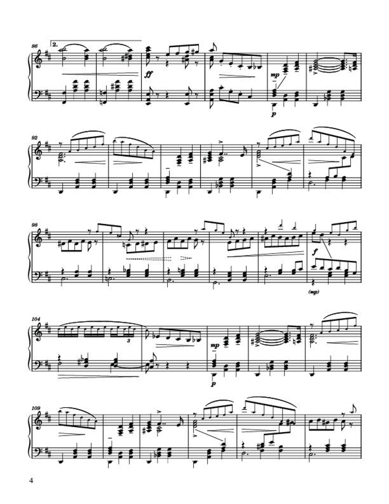 Waltz of the Flowers Sheet Music Complete Piano Arrangement by Pyotr ...