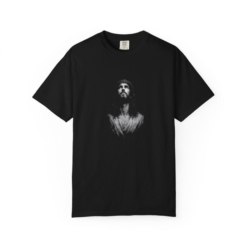 Jesus Christ Crown of Thorns Looking to Heaven Christian Faith Easter ...