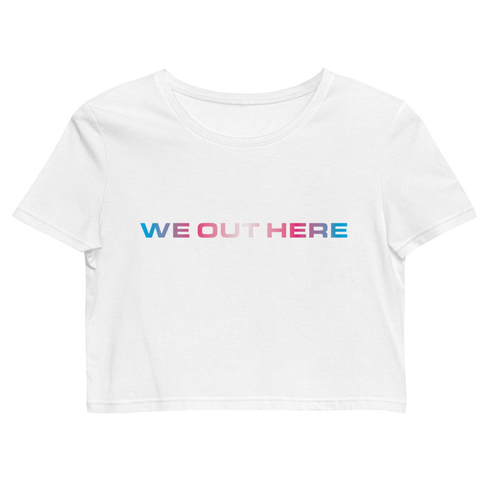 Trans Pride We Out Here Crop Top We Out Here Crop Top Trans | Etsy