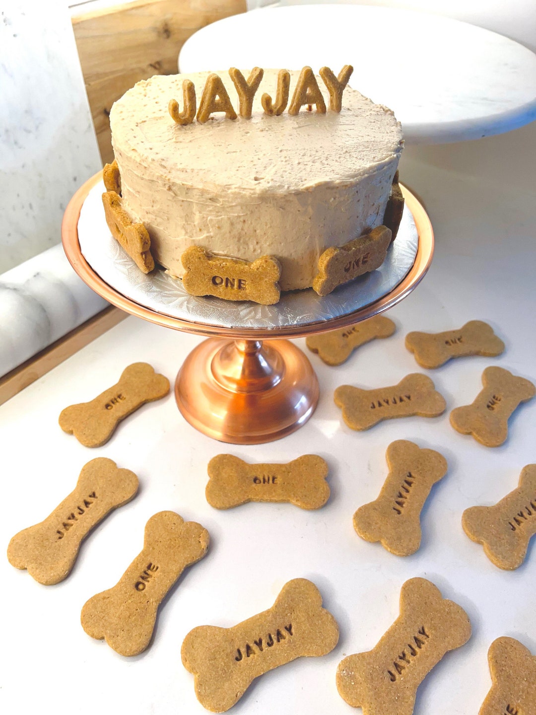 Personalized Organic Barkday Cake - Etsy