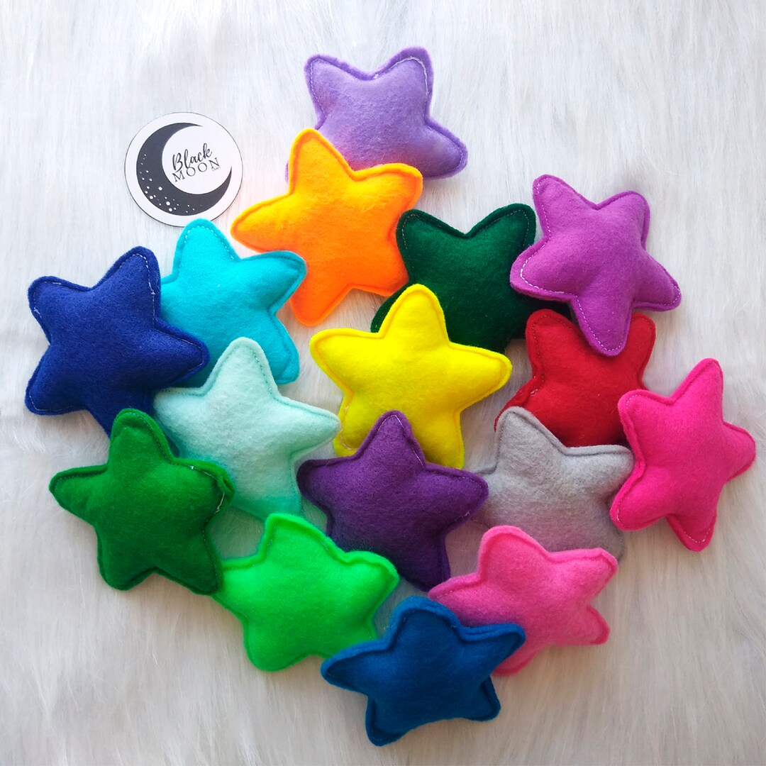 Star Toys | Cat Toy | Organic Catnip and Bells | Handmade Cat Gift ...