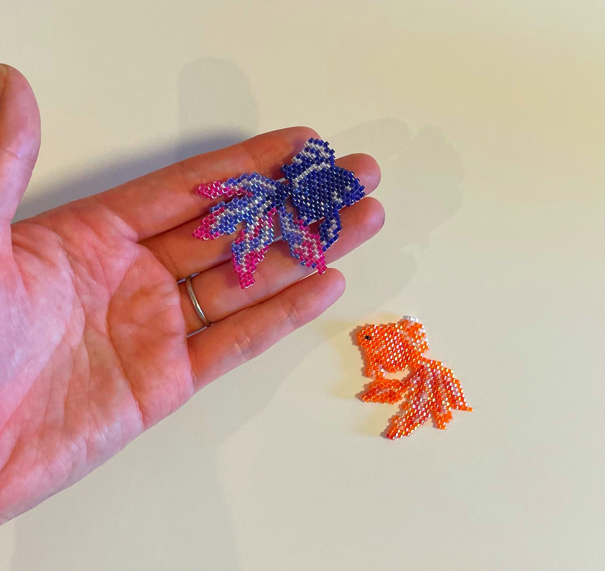 Japanese Goldfish PDF Pattern for Miyuki Delica - Etsy