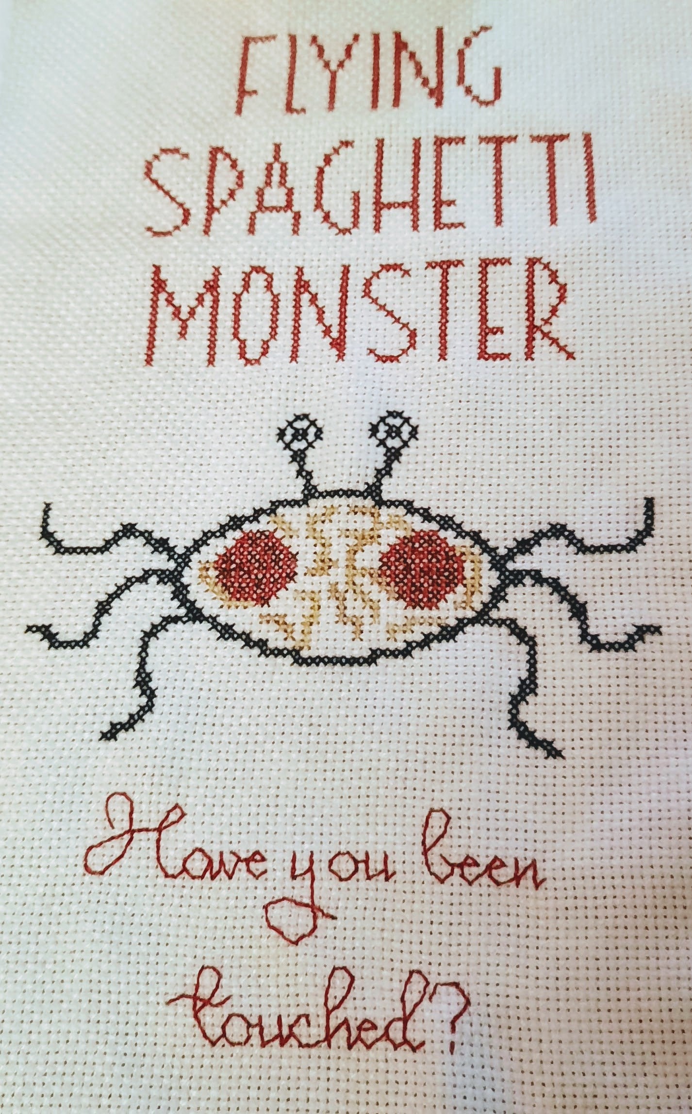 Flying Spaghetti Monster Last Supper