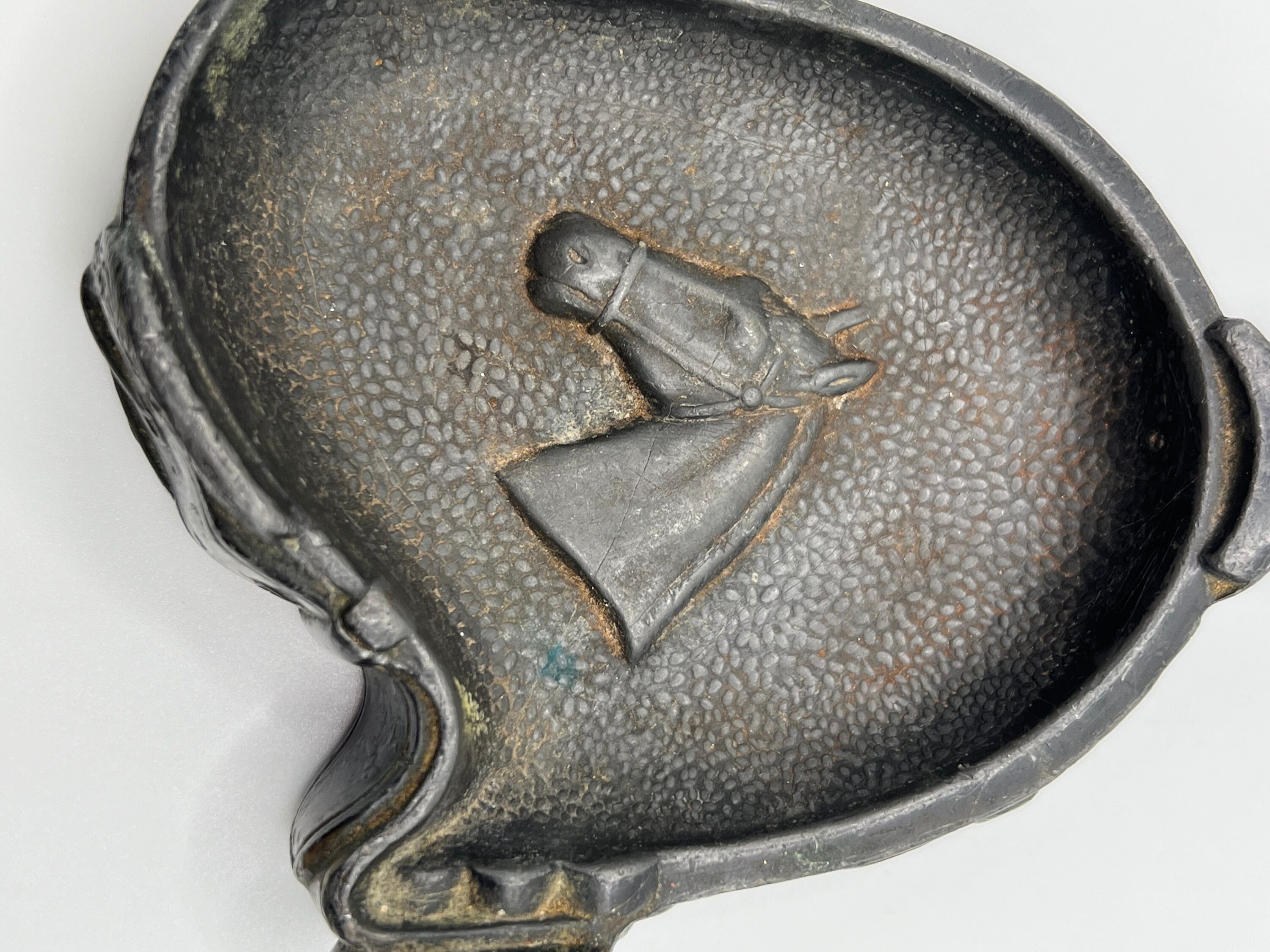 Vintage Metal Western Cowboy Ashtray | Claremore, Oklahoma Souvenir - Etsy