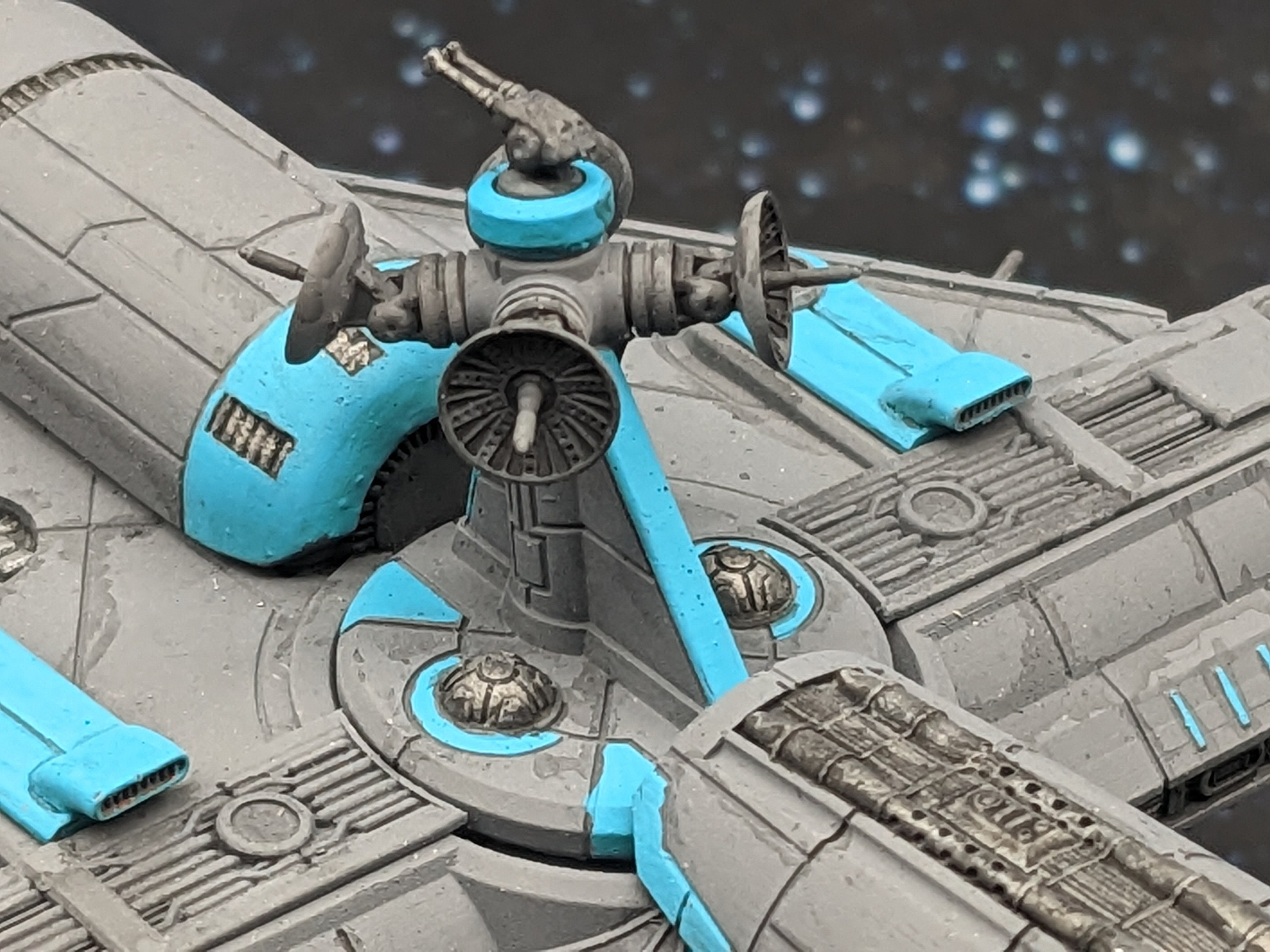 Exogorth Gunship, Mobile Firebase, 1/260th Scale Model (unpainted) - Etsy