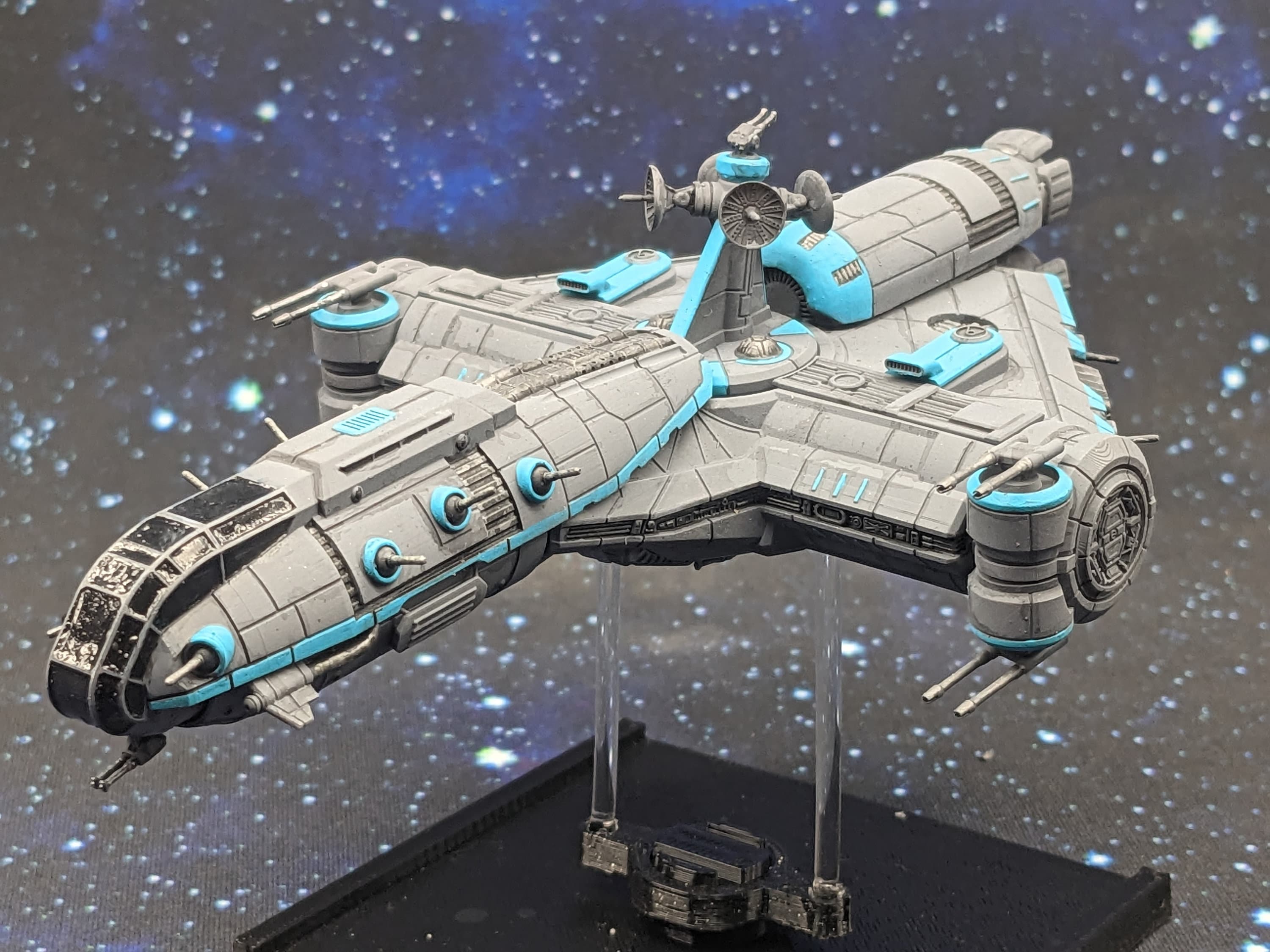 Exogorth Gunship, Mobile Firebase, 1/260th Scale Model (unpainted) - Etsy