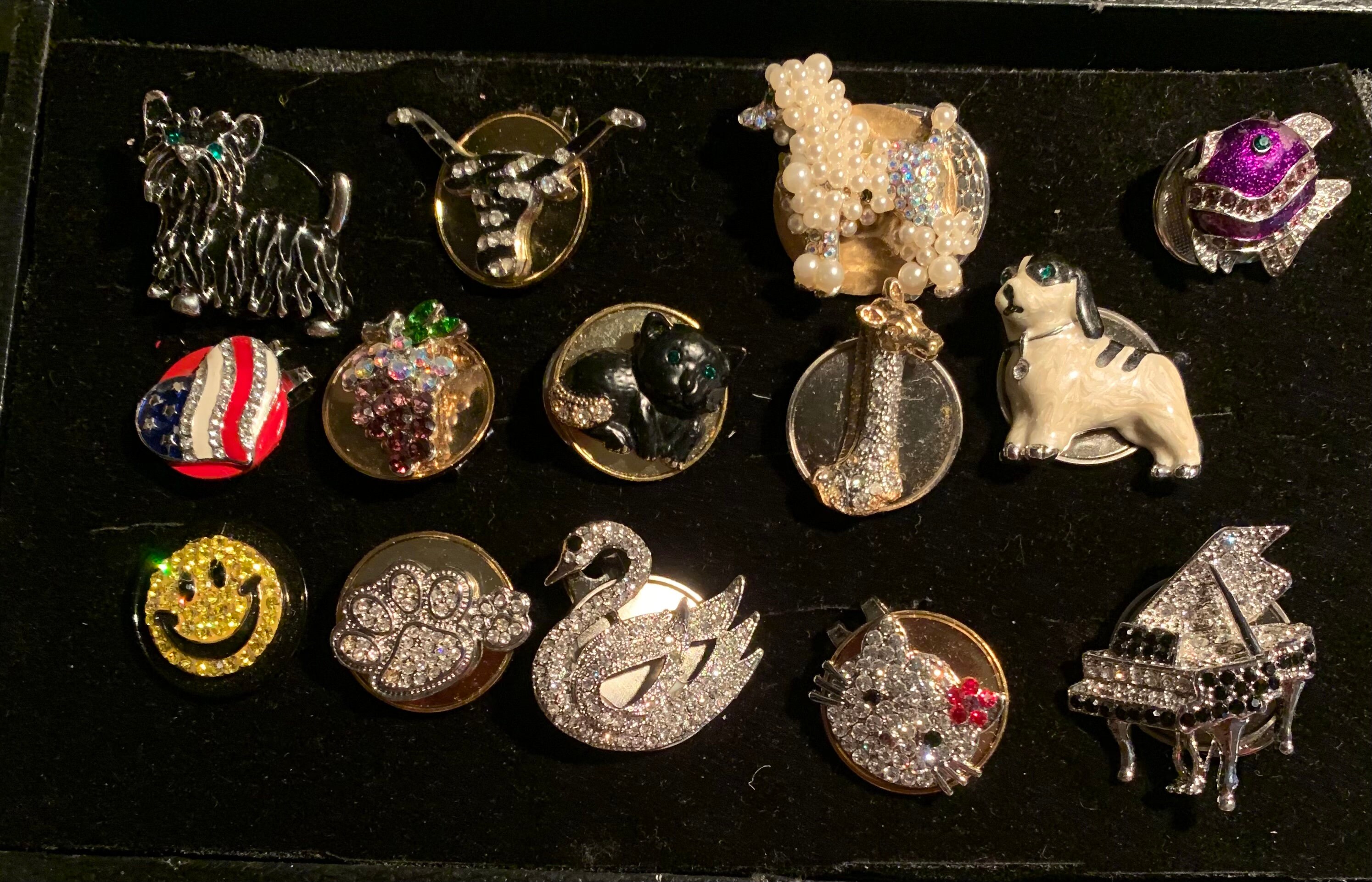 Bling Golf Ball Marks With Magnetic Hat Clip - Etsy