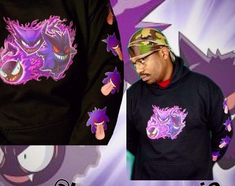Gengar Hoodie - Etsy